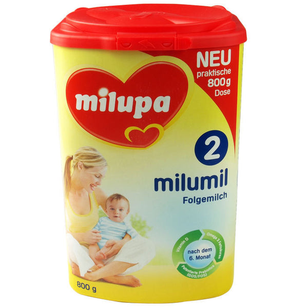 美乐宝Milumil配方奶粉 2段 800g - 800g Milupa Milumil 2 – testshop